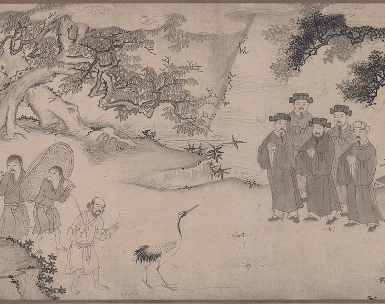 BỨC TRANH TRÚC LÂM ĐẠI SĨ XUẤT SƠN ĐỒ | Bức họa triệu đô - Chùa Tự Tâm