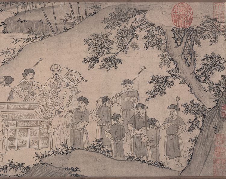 BỨC TRANH TRÚC LÂM ĐẠI SĨ XUẤT SƠN ĐỒ | Bức họa triệu đô - Chùa Tự Tâm